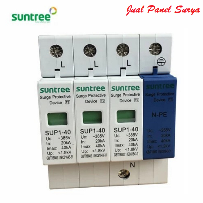 Jual AC SPD 3P+N 385V 420V 40kA SUNTREE SUP1-40 | Shopee Indonesia