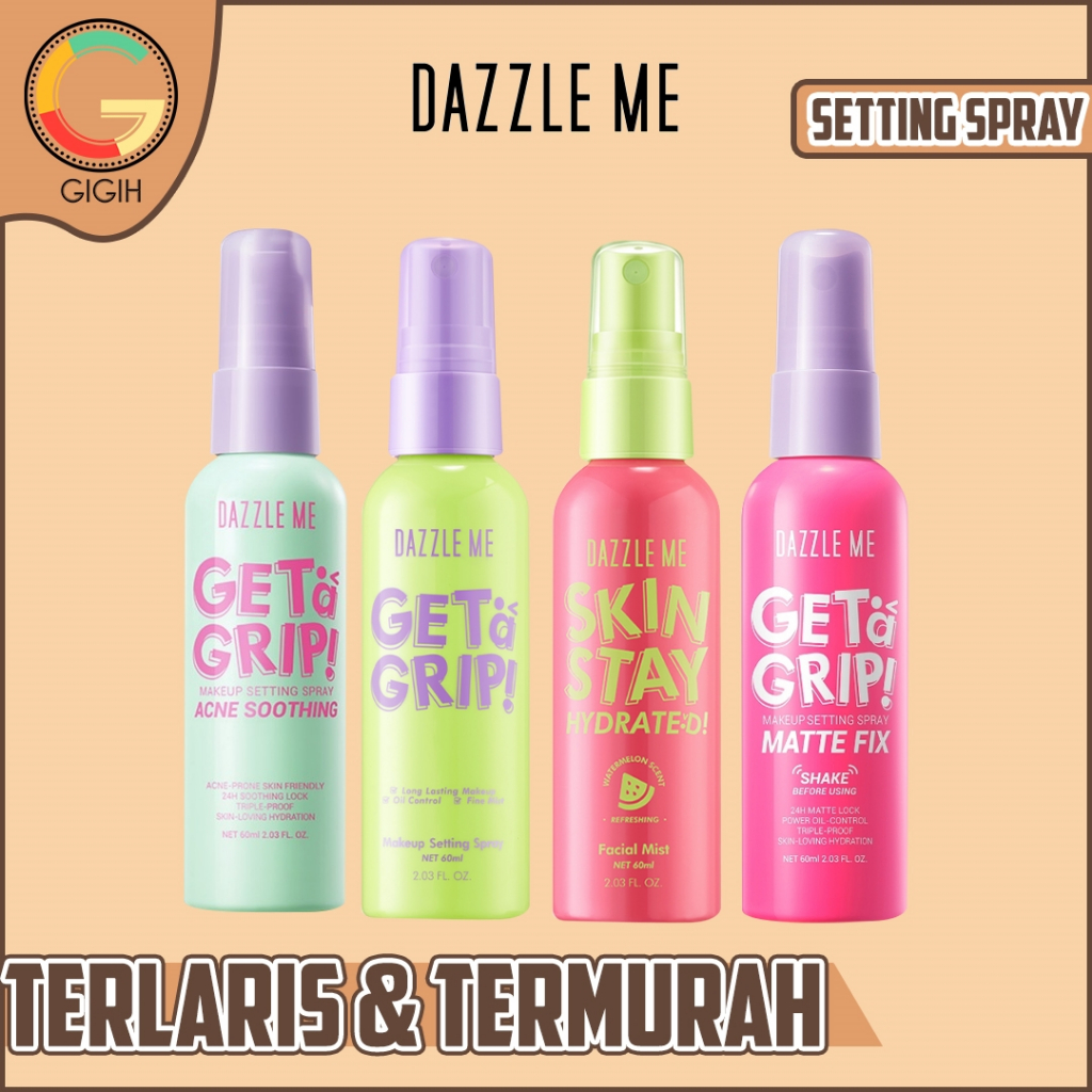 Jual DAZZLE ME SETTING SPRAY & FACIAL MIST 60ML SERIES ( ACNE / DEWY ...
