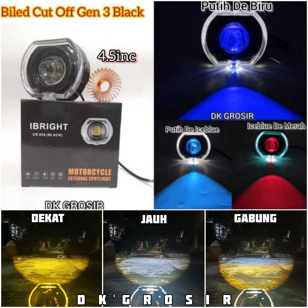 Jual Projie Biled Cut Off Gen3 4,5 INC Body Black CR 936 Body Lebih Tipis - IBRIGHT | Shopee ...