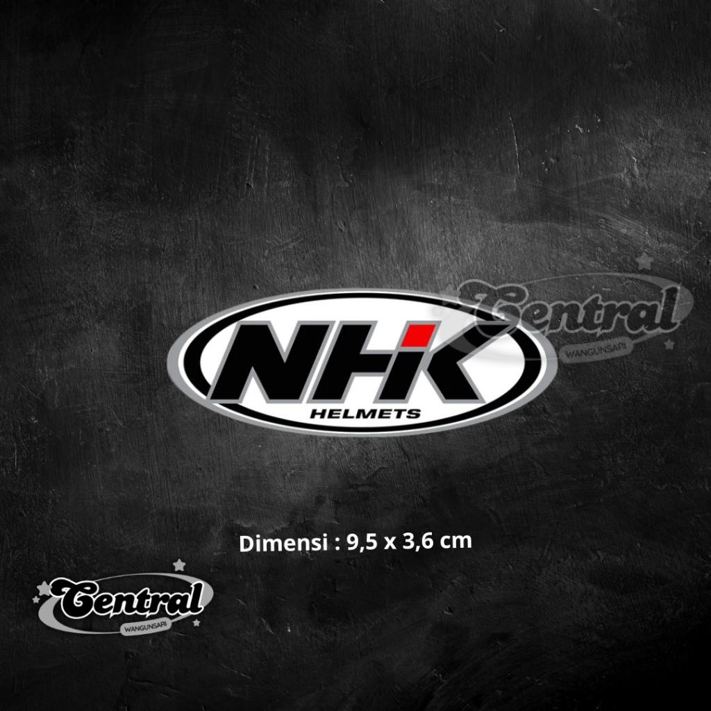 Jual Stiker NHK Helmet Oval Sticker Helm NHK Fullface | Shopee Indonesia