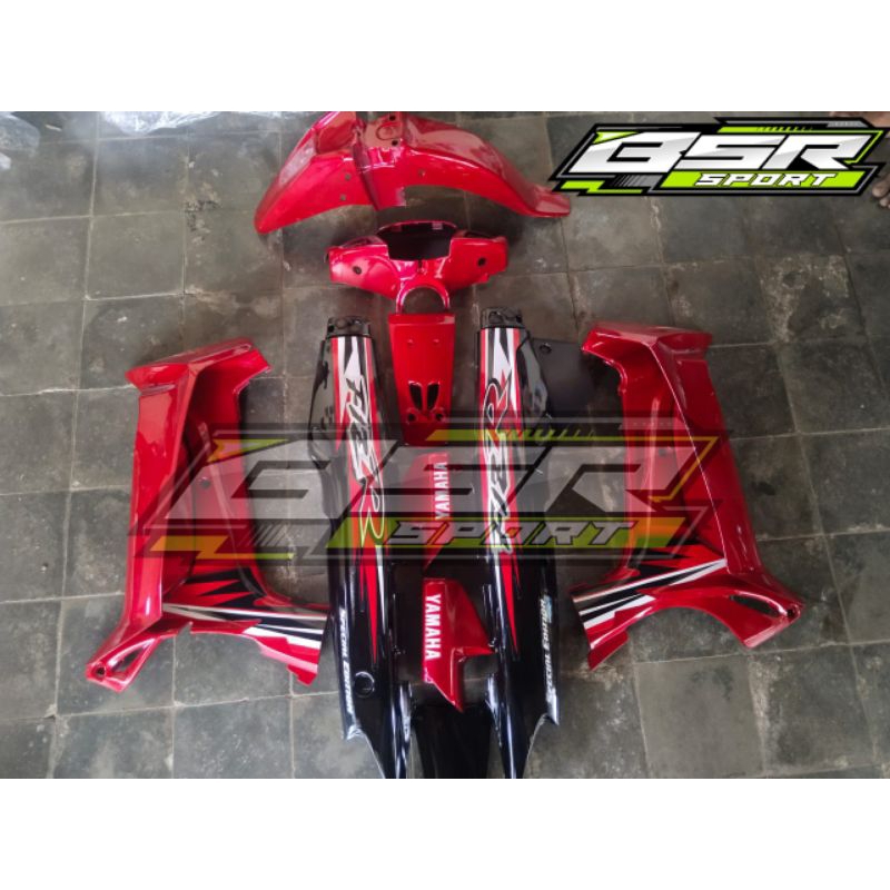 Jual Cover Body Fizr F1zr hitam merah Full set Halus Bodi Yamaha Fiz r ...