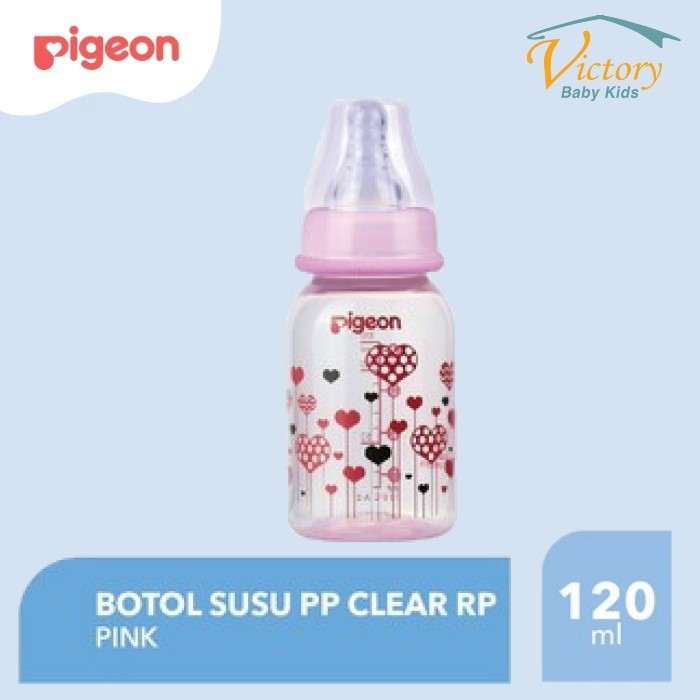 Jual PIGEON Bottle Flexible Premium Clear PP Round Base 120ml | Shopee ...