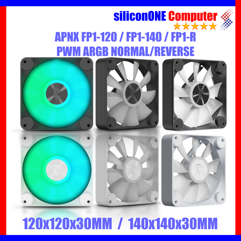 Jual APNX FP1 120 140 PWM ARGB FP1-R Fan Case Casing | Shopee Indonesia