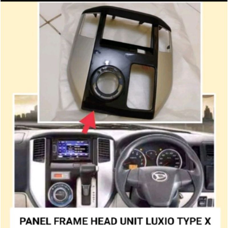 Jual panel frame head unit dan transmisi Luxio type x | Shopee Indonesia