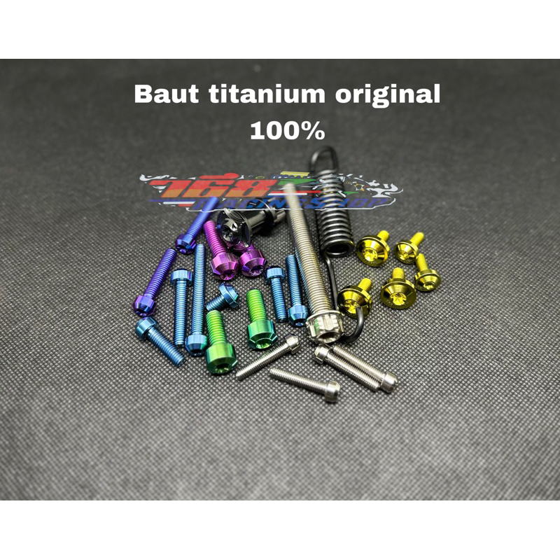 Jual Baut titanium spesial request ukuran dan warna original titanium ...