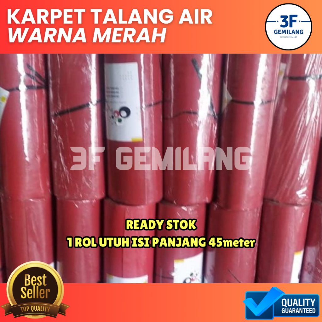 Jual 3F GMG - [LEBAR 110cm PANJANG PER METER] Karpet Talang Air ...