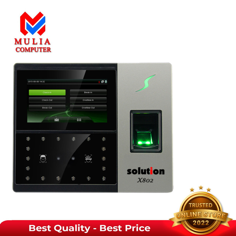 Jual SOLUTION X802 Mesin Absen Fingerprint | Shopee Indonesia