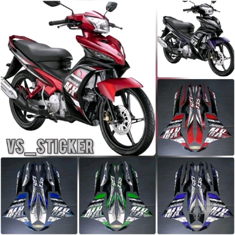 Jual STRIPING LIST BODY STANDART MOTOR YAMAHA JUPITER MX 2013 HITAM ...