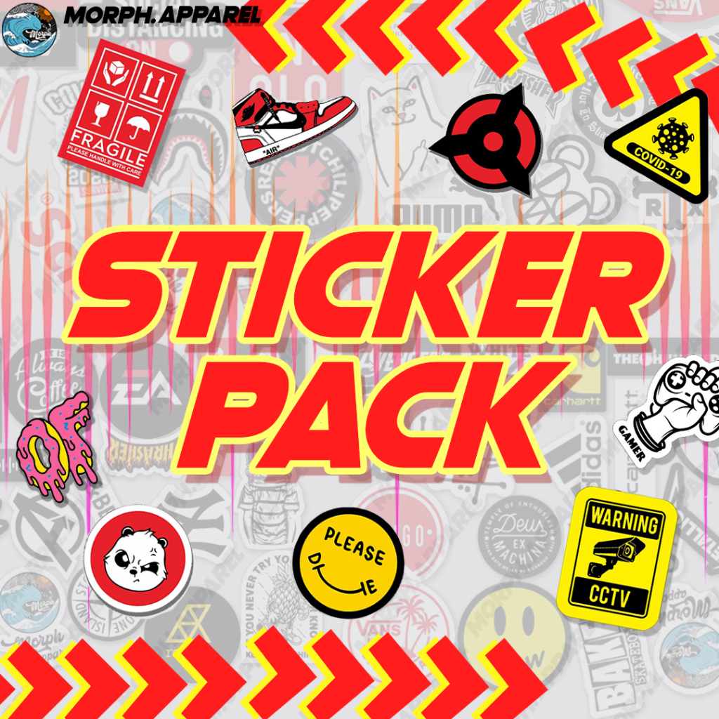Jual Sticker Pack Premium - Sticker Helm / Outdoor - STICKER Hype Red ...