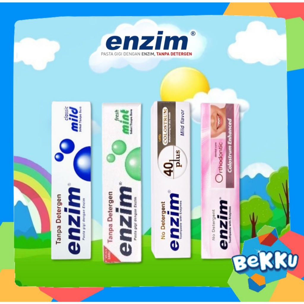 Jual Enzim Odol Sensitif 63gr - Fresh Mint & 40 Plus & Classic Mild ...