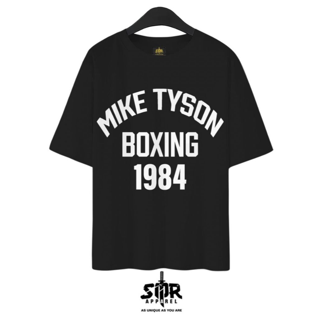 Jual SMR APPAREL - Kaos Oversize Mike Tyson Boxing 1984 Cotton Combed ...