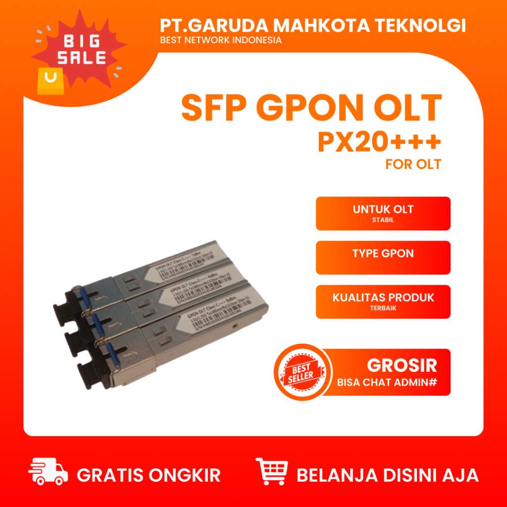 Jual SFP OLT GPON Class C+++ 7 dBm, 8 dBm, 9 dBm | Shopee Indonesia