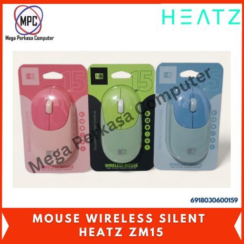 Jual Mouse Wireless Heatz ZM15 Optical with Resolution Of 1600 DPI ...