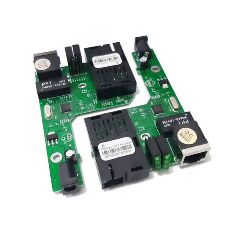 Jual PCB NETLINK HTB-3100 A+B FIBER OPTIC MEDIA CONVERTER 10/100Mbps ...