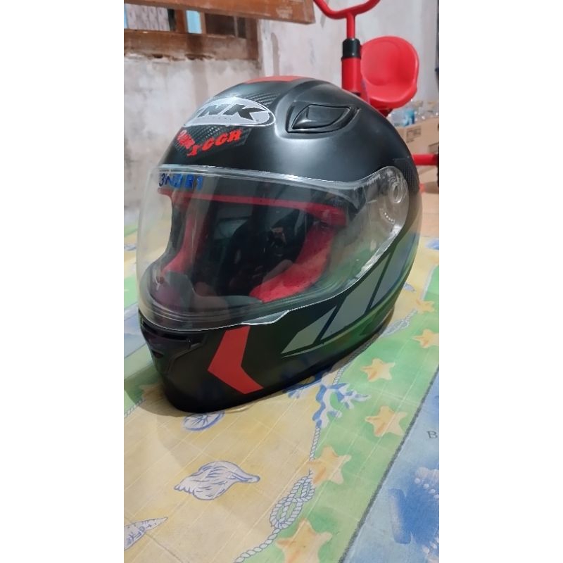 Jual Helm Full Face Cargloss Asli Bawaan Motor Vixion (bekas) | Shopee ...
