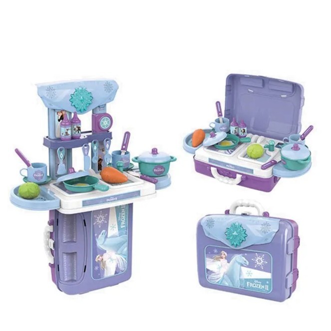 Jual Disney Roleplay Frozen 2 3in1 Kitchen Suitcase Playset | Shopee ...