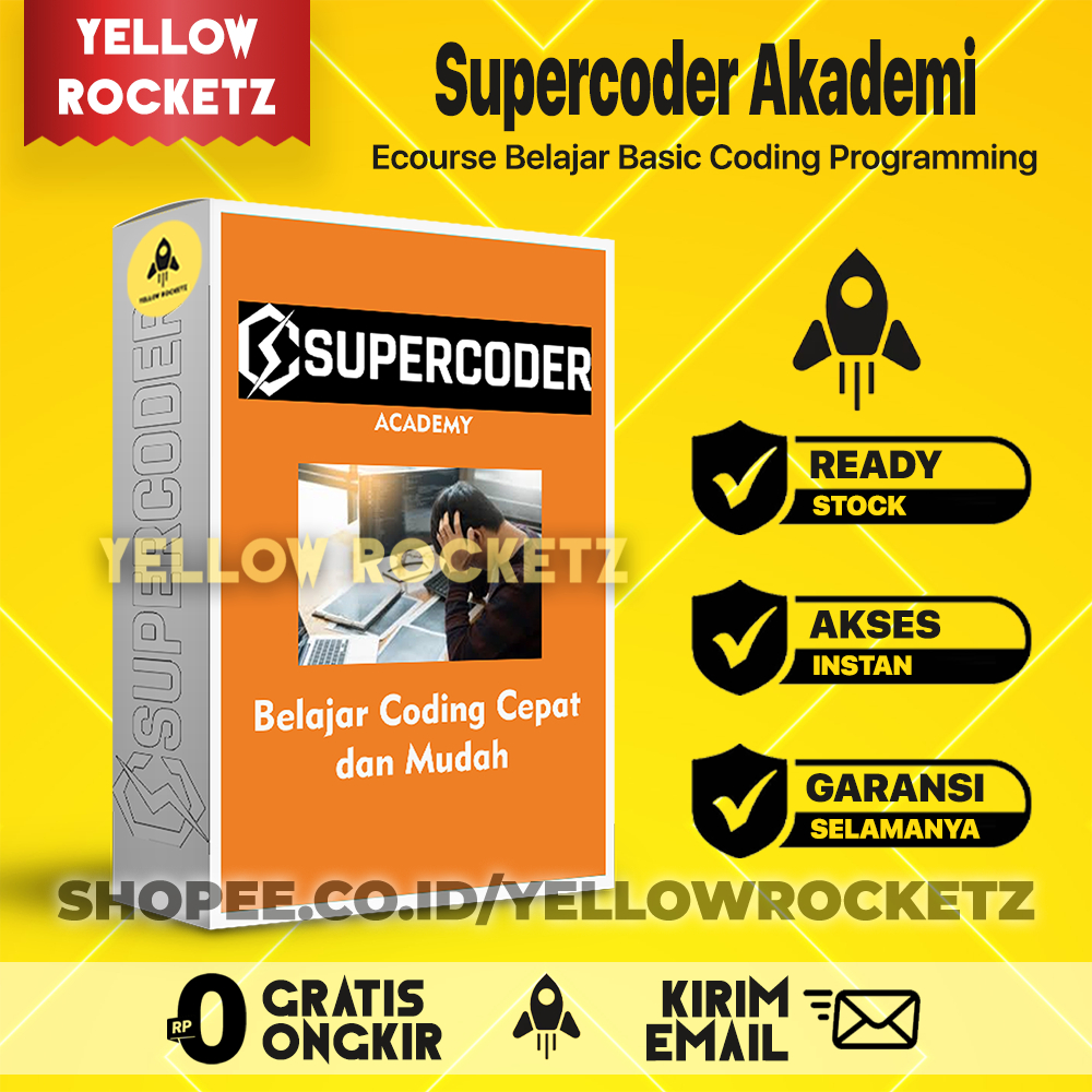 Jual SUPER CODER - Belajar Coding Cepat dan Mudah - Mampu Menguasai Bahasa Programming Apapun ...