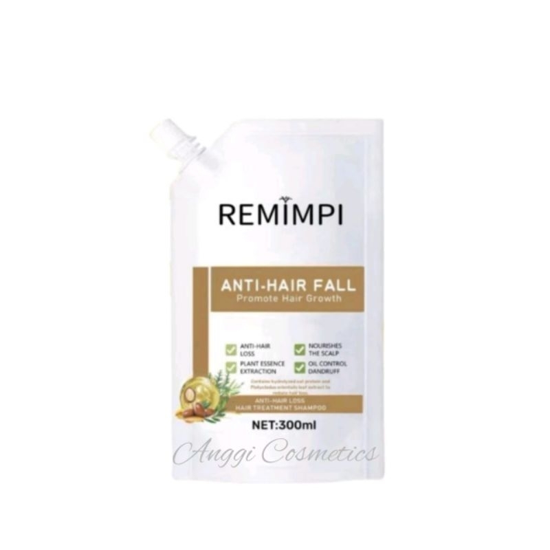 Jual REMIMPI Anti-Hair Fall Hair Treatment Shampoo - 300ml | Shopee ...
