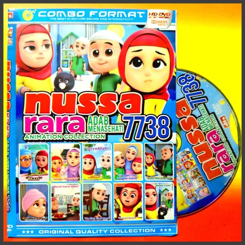 Jual Kaset Film Kartun Anak Koleksi Nussa & Rara Vol. 7738 Edisi Adab Menasehati Campuran ...