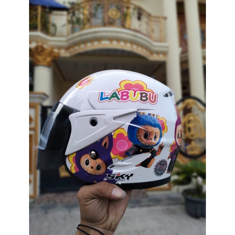 Jual HELM ANAK GALAXY MOTIF LABUBU FULL WARNA ORIGINAL PRODUK | Shopee ...