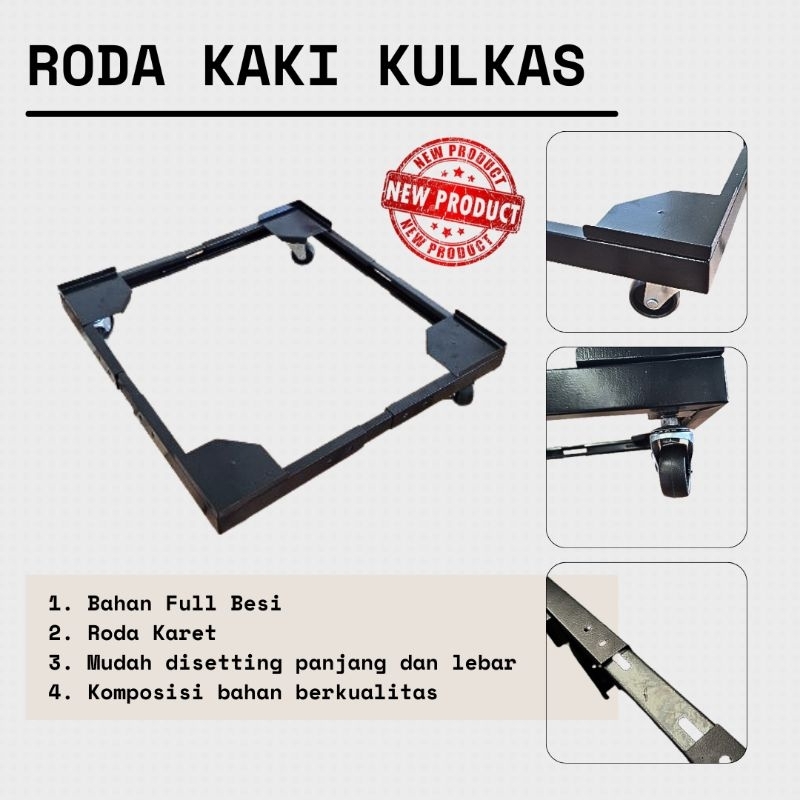 Jual Roda Kulkas Full Besi | Kaki Kulkas Full Besi | Kaki Lemari Es ...
