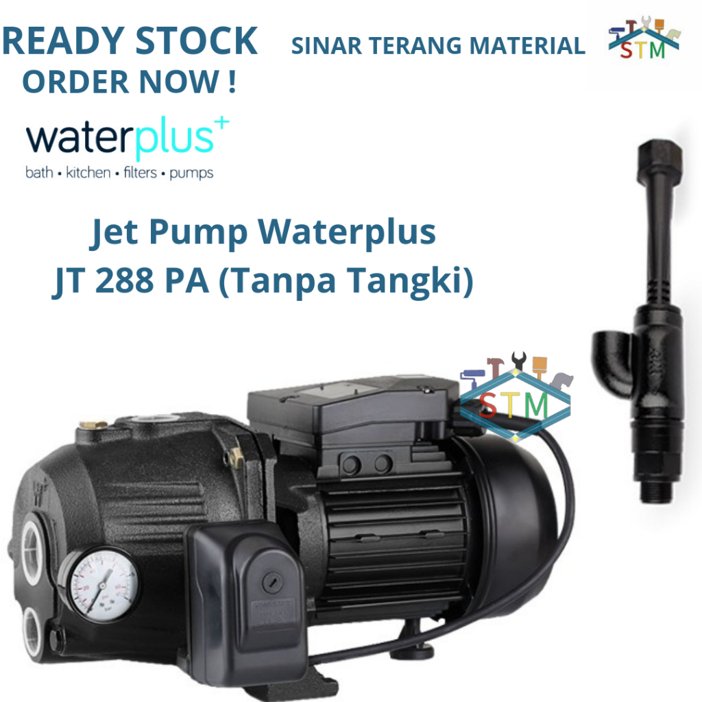 Jual Pompa Air Waterplus+ JT-288PA(NT) Otomatis / Pompa Jet Pump ...