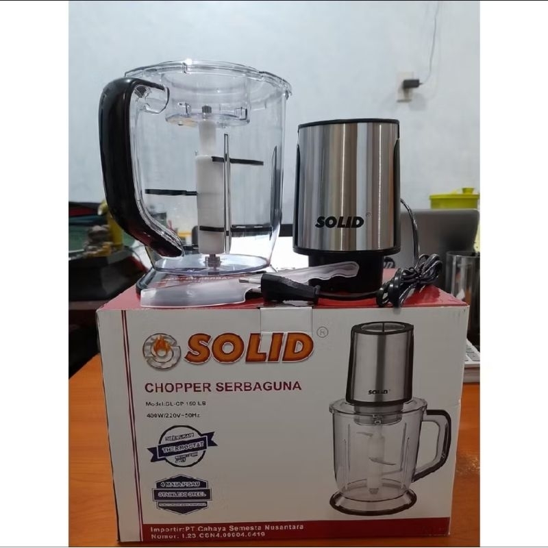 Jual Mesin giling pemotong daging Chopper Solid serbaguna 1.5 liter ...