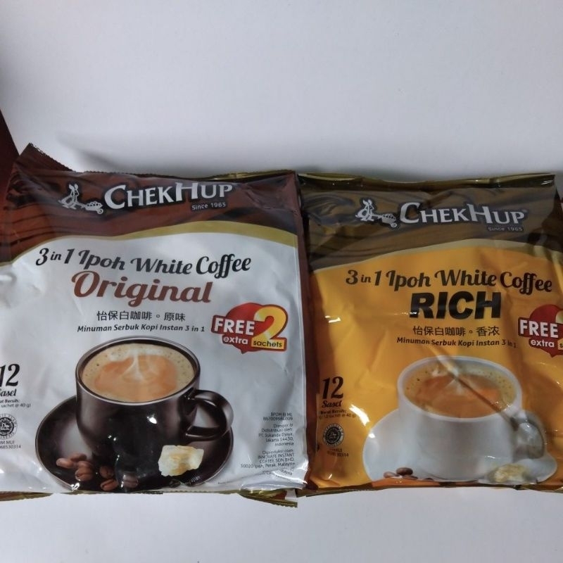 Jual Chek Hup 3-in-1 Ipoh White Coffee Rich / Original - 12 sachets | Shopee Indonesia