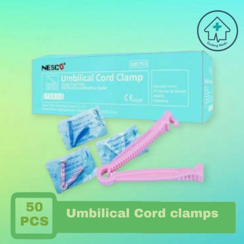 Jual Klem Tali Pusat Bayi Umbilical Cord Clamp Sterile Penjepit Tali ...