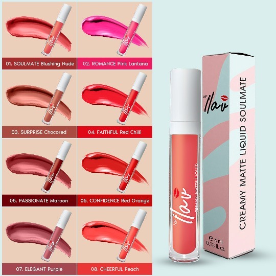 Jual NF Ilav Lipcream HWI dengan 8 Pilihan Warna | Shopee Indonesia