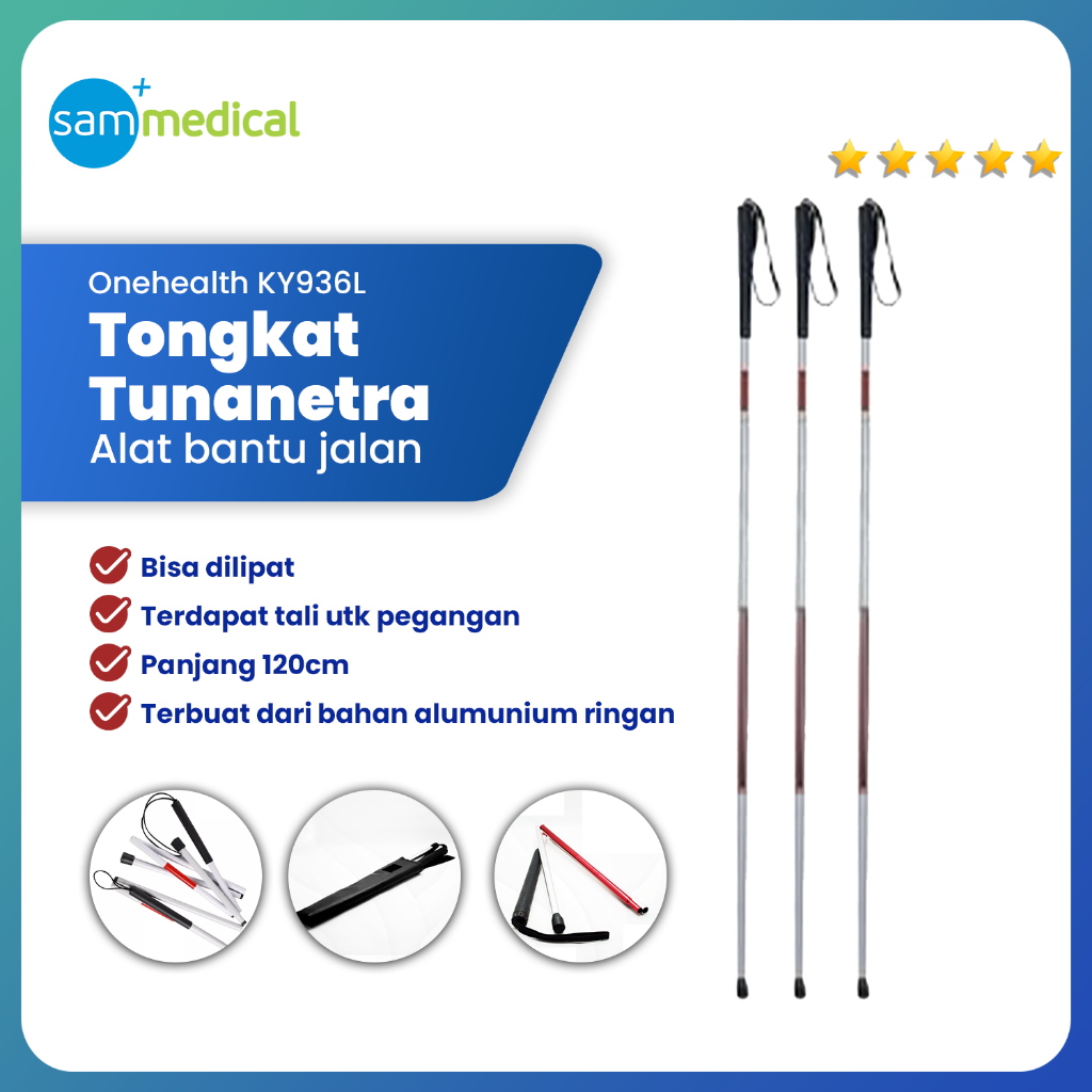 Jual Onehealth Tongkat Orang Buta KY936L / Tongkat Tunanetra / Alat ...