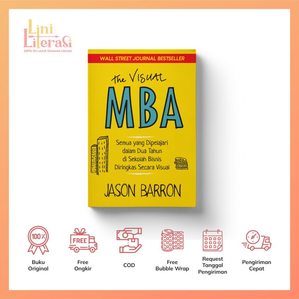 Jual Buku Terjemahan Bahasa Indonesia The Visual MBA Full Color ...