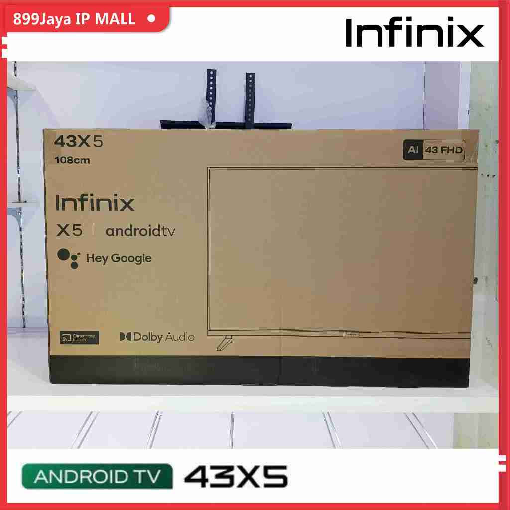 Jual INFINIX SMART TV 43X5 ANDROID TV 43" INCH FHD DOLLBY ATMOS GARANSI ...
