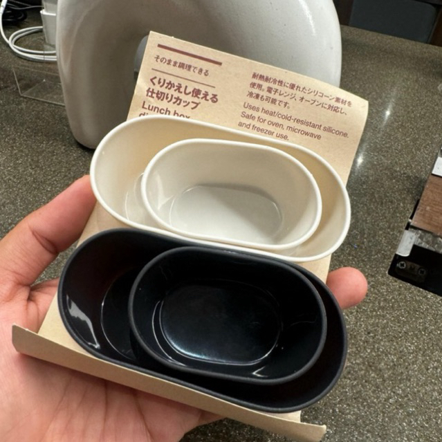 Jual muji silicon cup / bento / lunch box | Shopee Indonesia