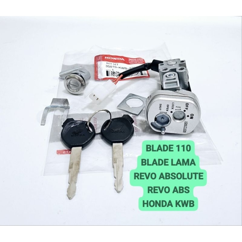 Jual KUNCI KONTAK BLADE 110 BLADE LAMA REVO ABSOLUTE REVO ABS SET KUNCI ...