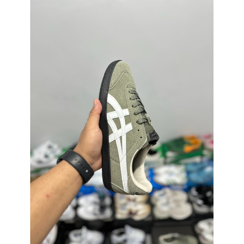 Jual Onit Suka Tokuten Hijau List Putih Authentic | Shopee Indonesia