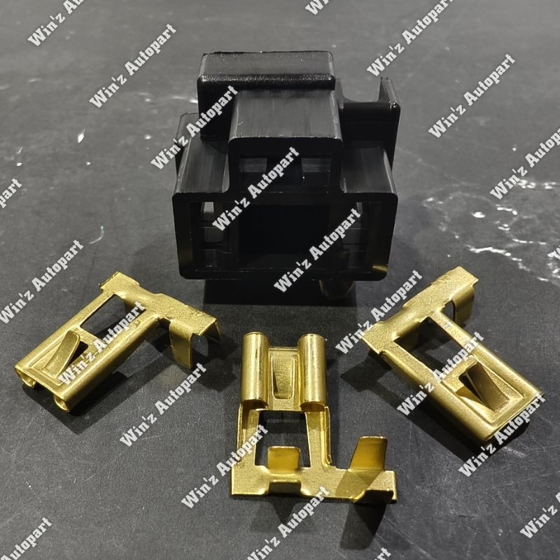 Jual SOKET SEAL BEAM LAMPU H4 CEWE (SOCKET+SKUN) / SOCKET LAMPU H4 ...