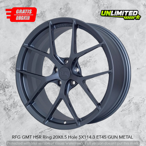 Jual Velg mobil forged hsr original pcd 5X114 ring 20 xtrail crv mazda cx5 tipe RFG lebar 8,5 ...