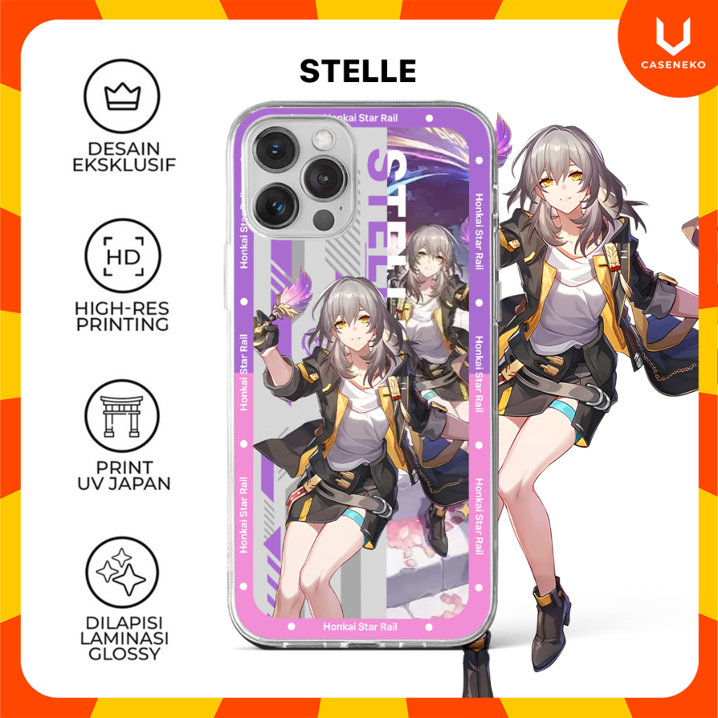 Jual Custom Case Stelle Trailblazers Honkai Star Rail HSR Phone Game ...