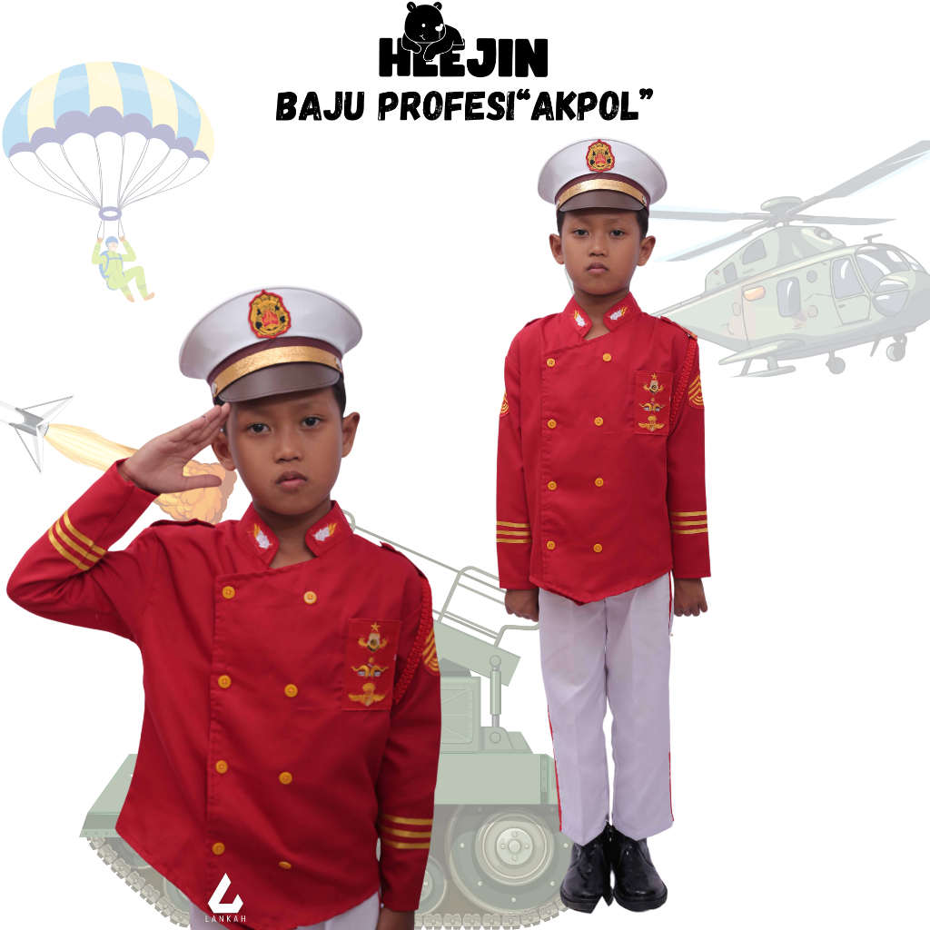 Jual HEEJIN Baju Profesi Akpol Anak Laki Laki Taruna Akademi Kepolisian ...