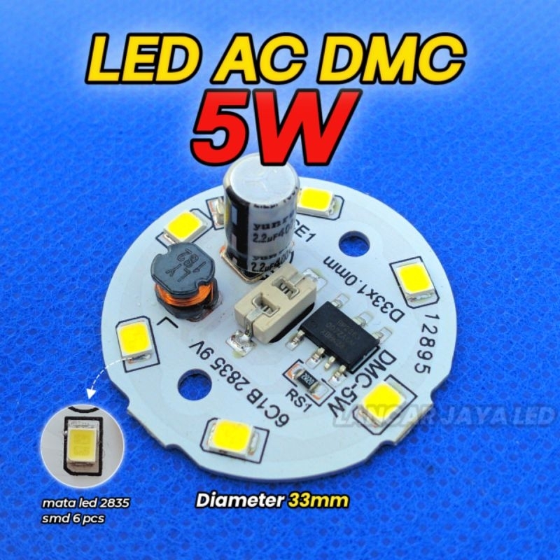 Jual PCB LED AC ( DMC ) LENGKAP 5-50WATT ~Lancar Jaya Led~ | Shopee ...