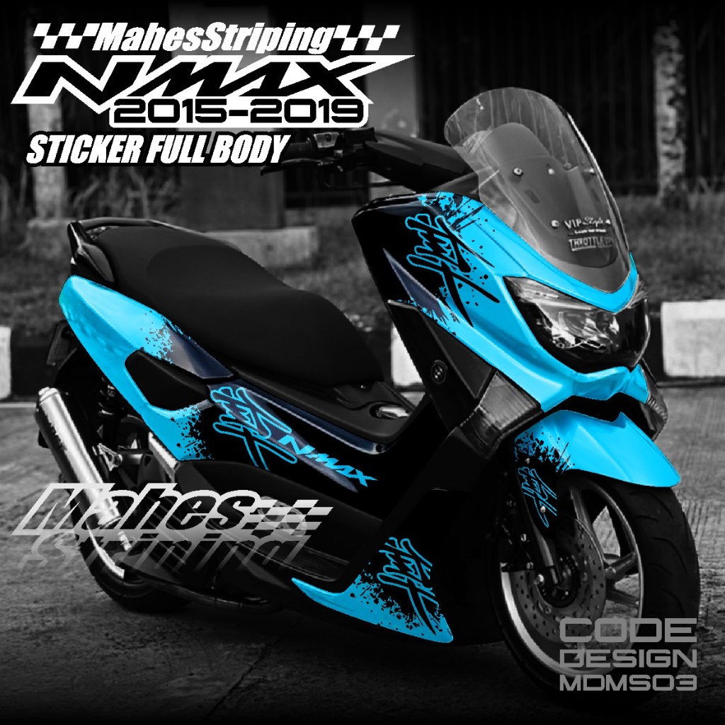 Jual ( COD ) Decal Stiker Nmax 155 Old Full Body Hayabusa Terbaru MS03 ...