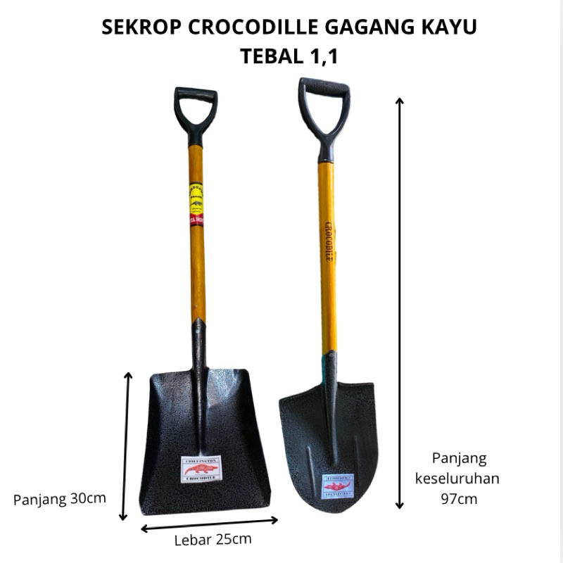 Jual SEKROP/SEKOP CROCODILLE GAGANG KAYU TEBAL 1,1 | Shopee Indonesia