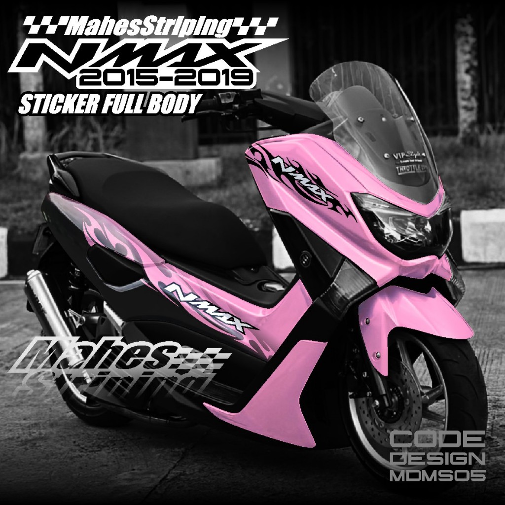 Jual Decal Stiker Nmax 155 Old Full Body Desain Grafis Gradasi Terbaru ...