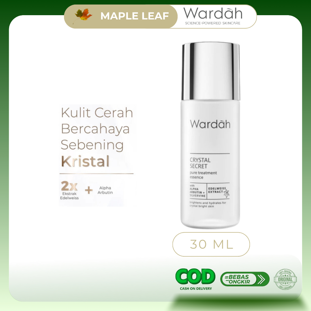 Jual WARDAH CRYSTAL SECRET PURE TREATMENT ESSENCE 30ml | Shopee Indonesia