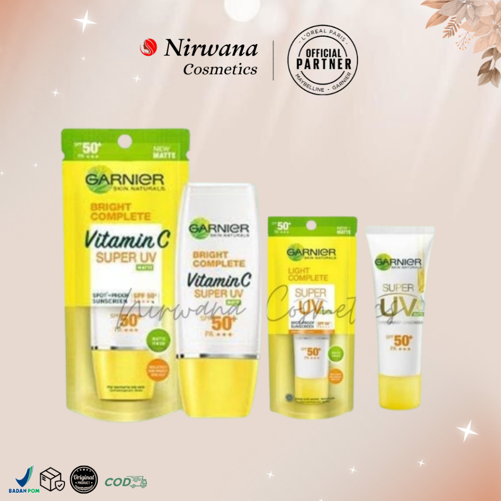 Jual GARNIER LIGHT COMPLETE SUPER UV MATTE SPF 50+/PA+++ | Shopee Indonesia