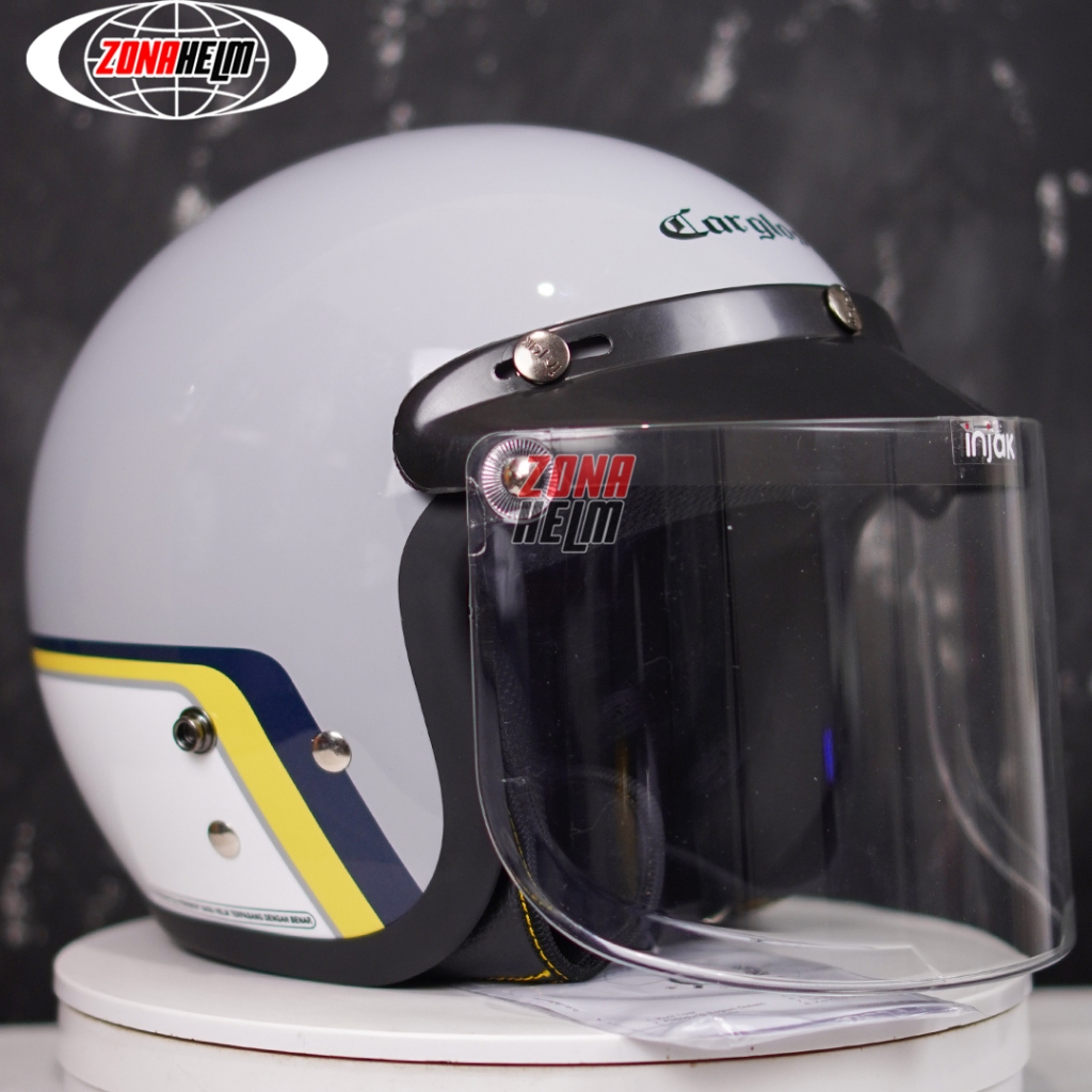 Jual HELM CARGLOSS CFM MOTIF VINTAGE SPEED DUCK STARLINE RACE TRACK ...