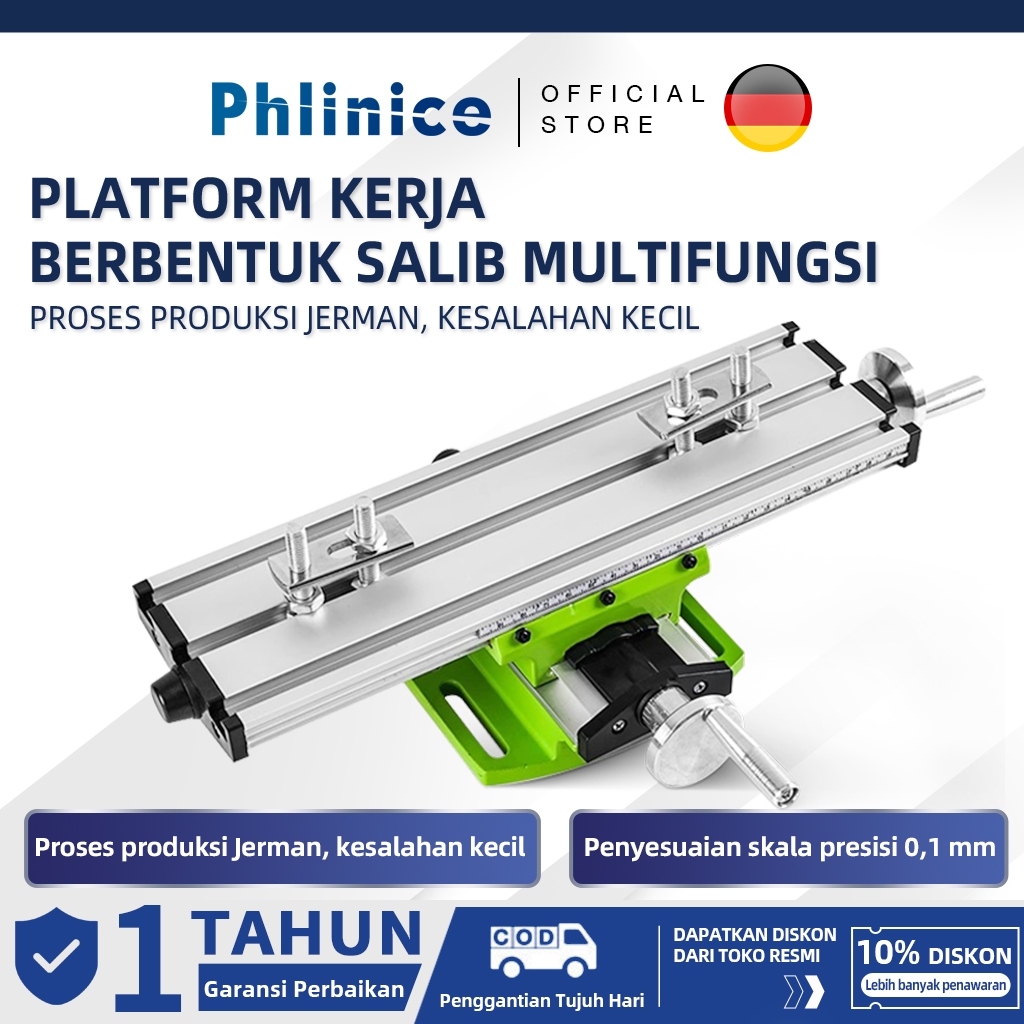 Jual Phlinice Mesin Bor Catok Datar Silang Presisi Meja Kerja Silang ...