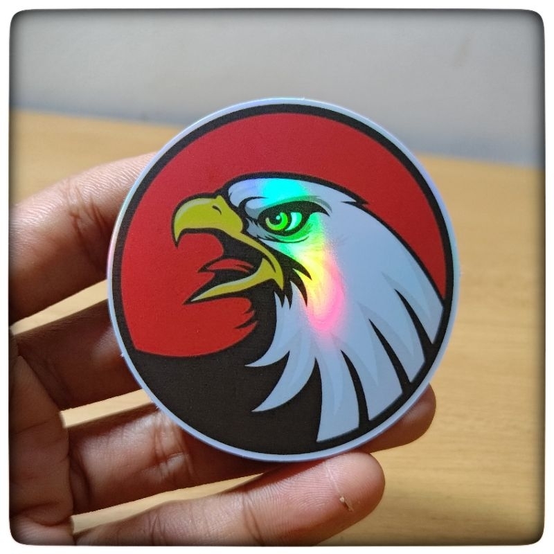 Jual stiker elang, stiker rajawali heligram | Shopee Indonesia