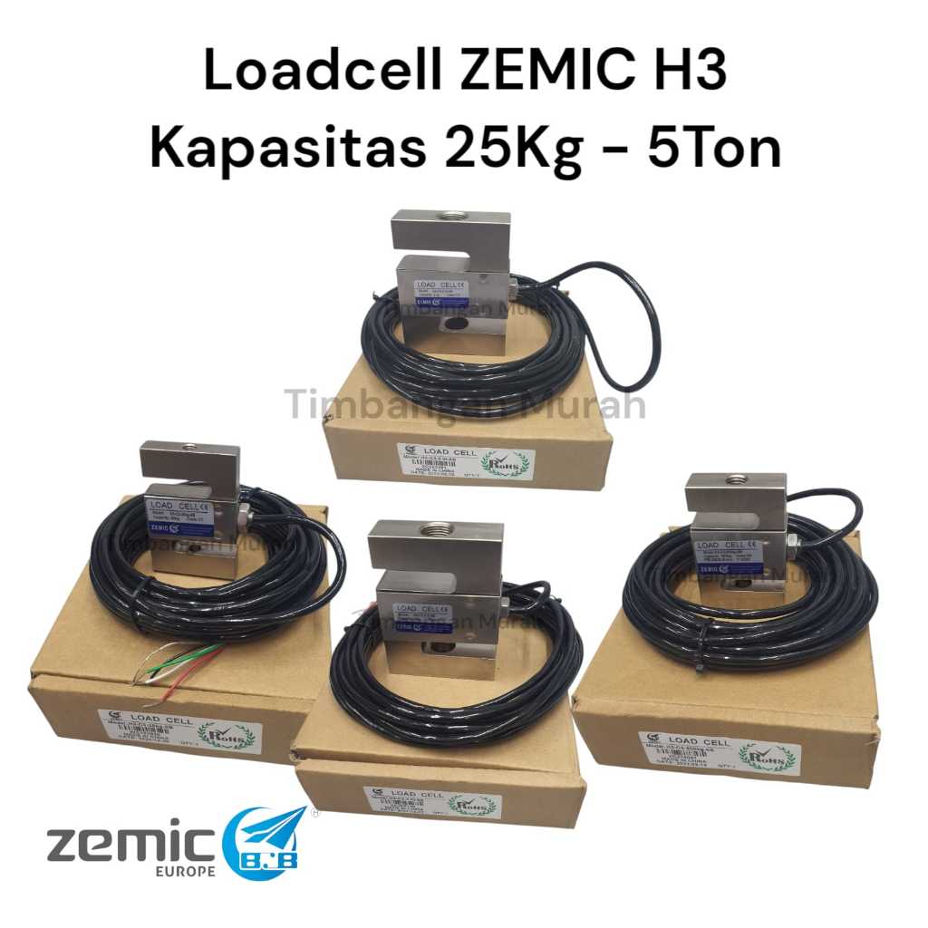 Jual Loadcell Gantung, Sensor Timbangan Digital, Alat Ukur Berat, ZEMIC ...